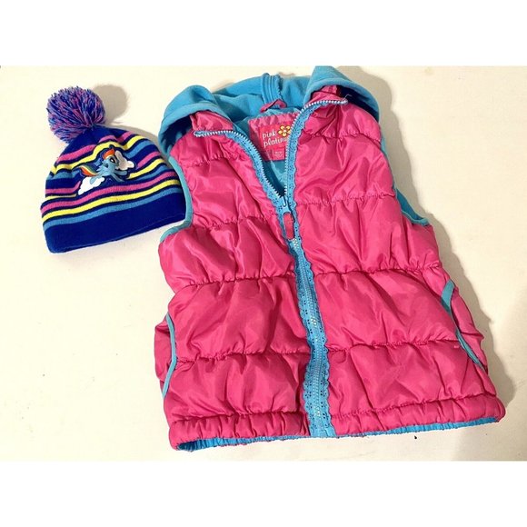 Pink Platinum | Jackets & Coats | Girls Pink Platinum M 12 Puffer ...